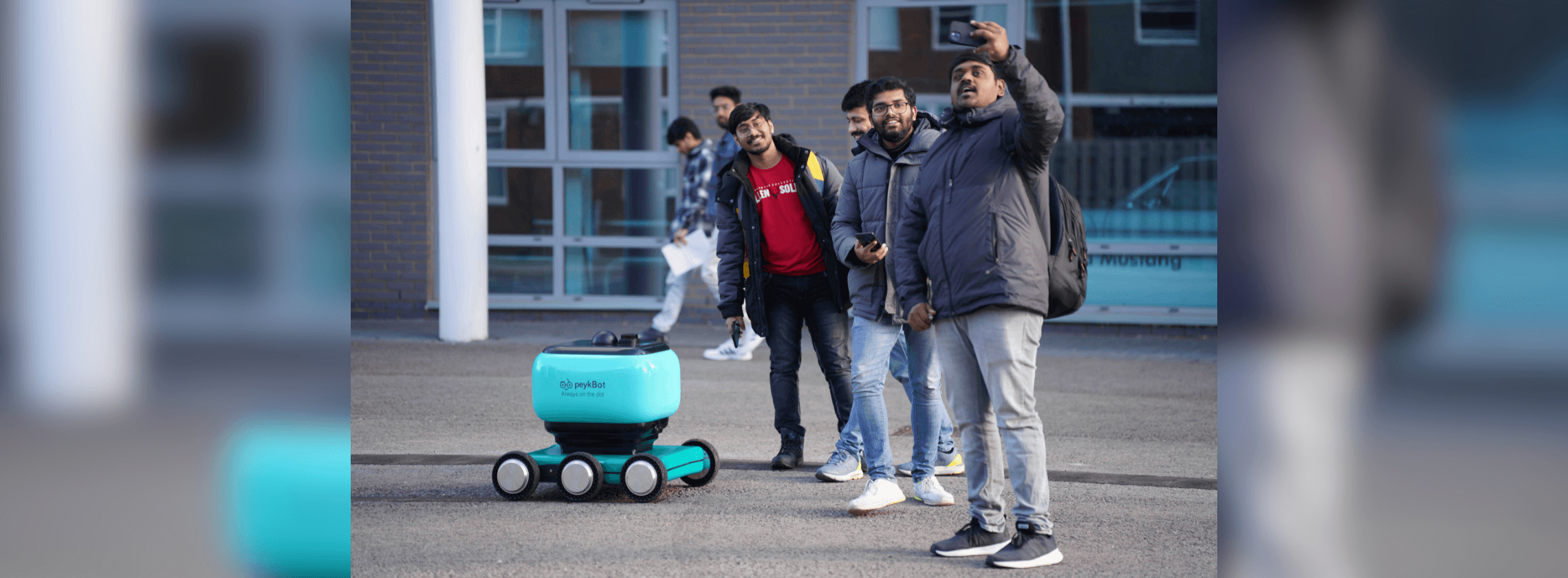 Cranfield University and Peyk Launch Campus Delivery Robots