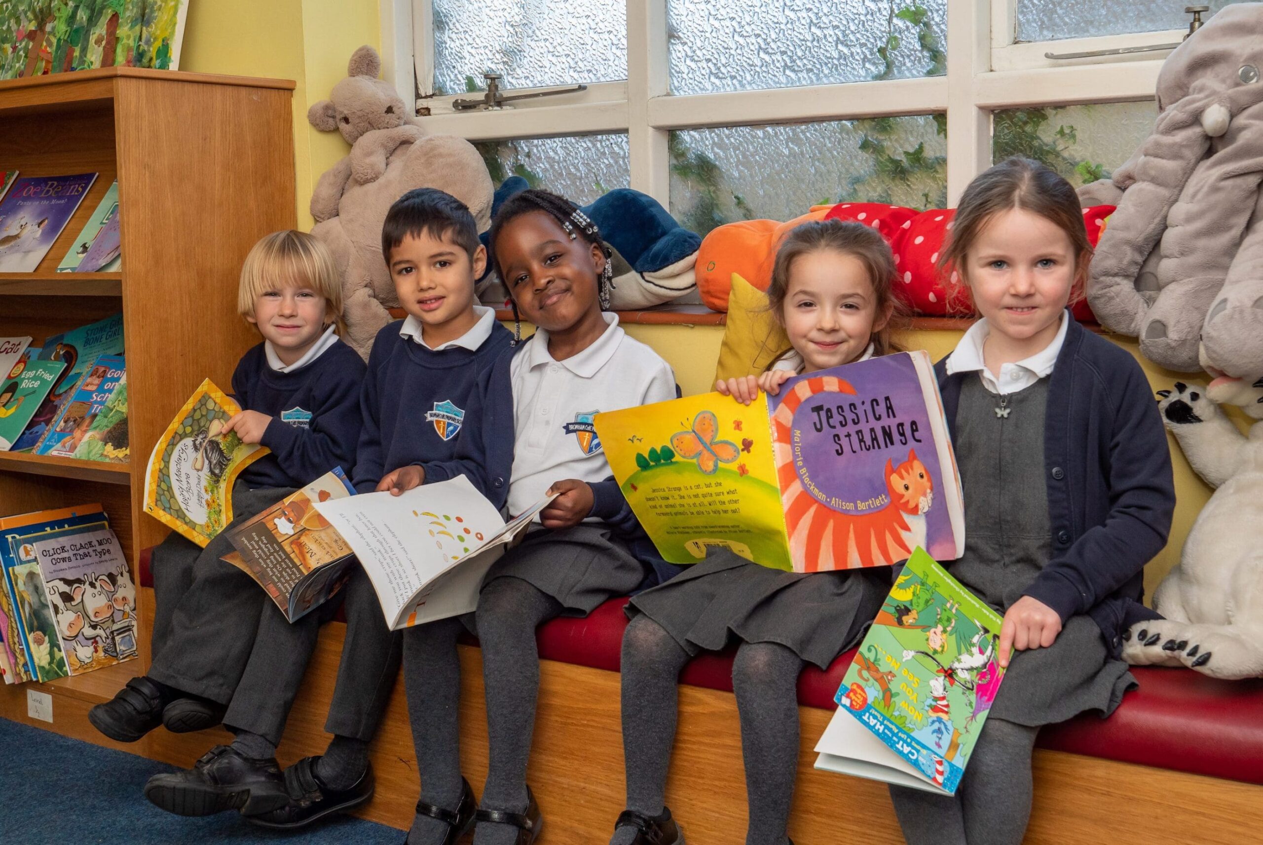 Bedford Primary School welcomes donation from Amazon | All Things Business