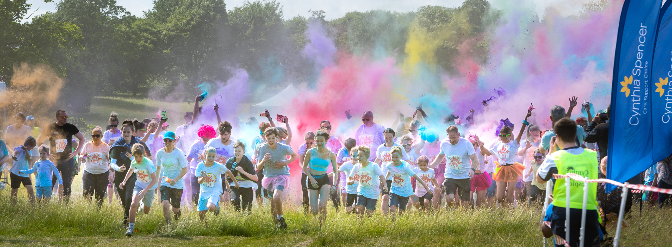 Tickets selling quickly for explosive Northampton colour run