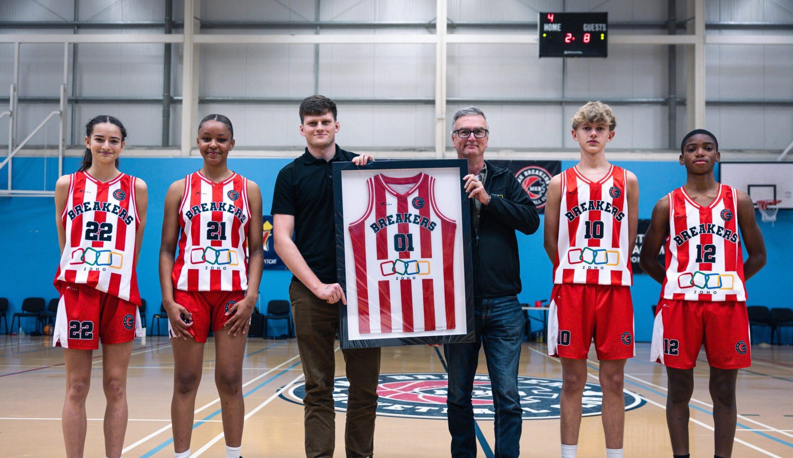 Basketball team kitted out thanks to support from tech giant